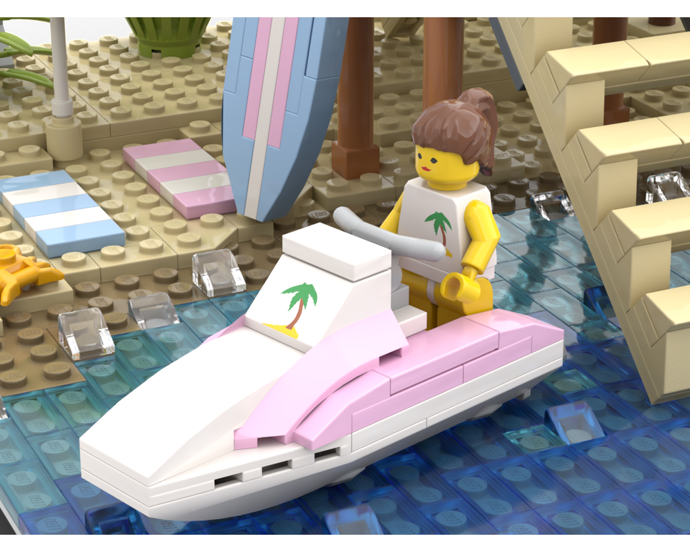 LEGO MOC Paradisa Jetski by MakeorBrick | Rebrickable - Build with LEGO