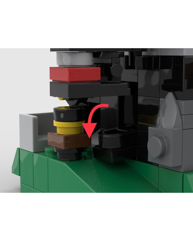LEGO MOC Fire Breathing Fortress MICRO by moc_n_roll | Rebrickable ...