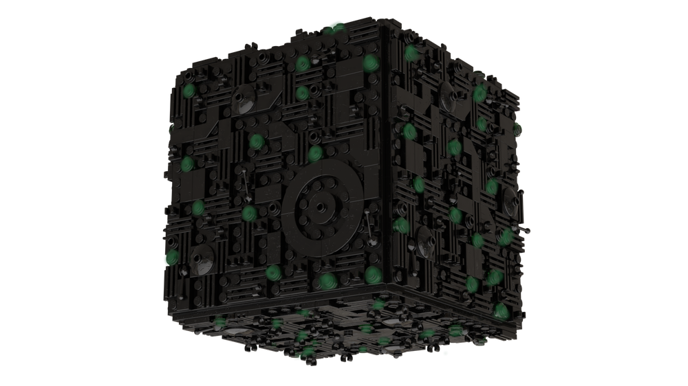 Lego Moc Borg Cube By Hyphencubed Rebrickable Build With Lego