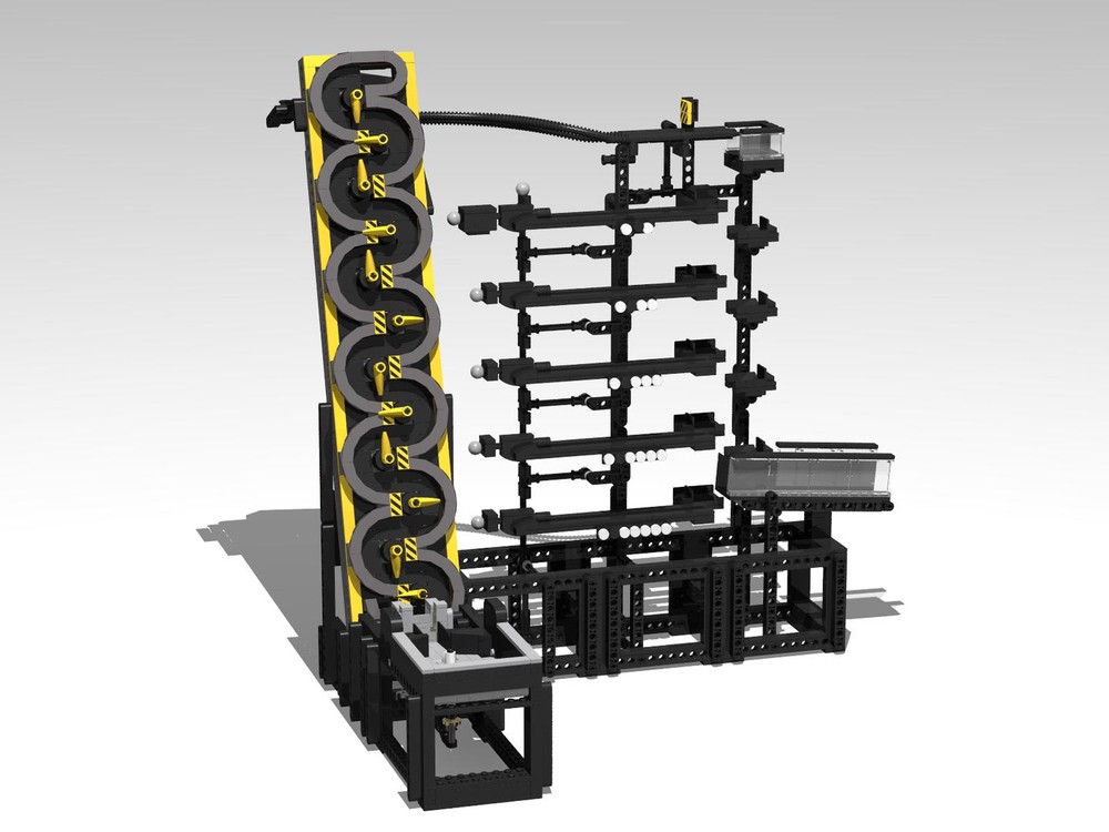 LEGO MOC GBC Ball counter upgraded (fernando and BVB) by 9vsystem ...