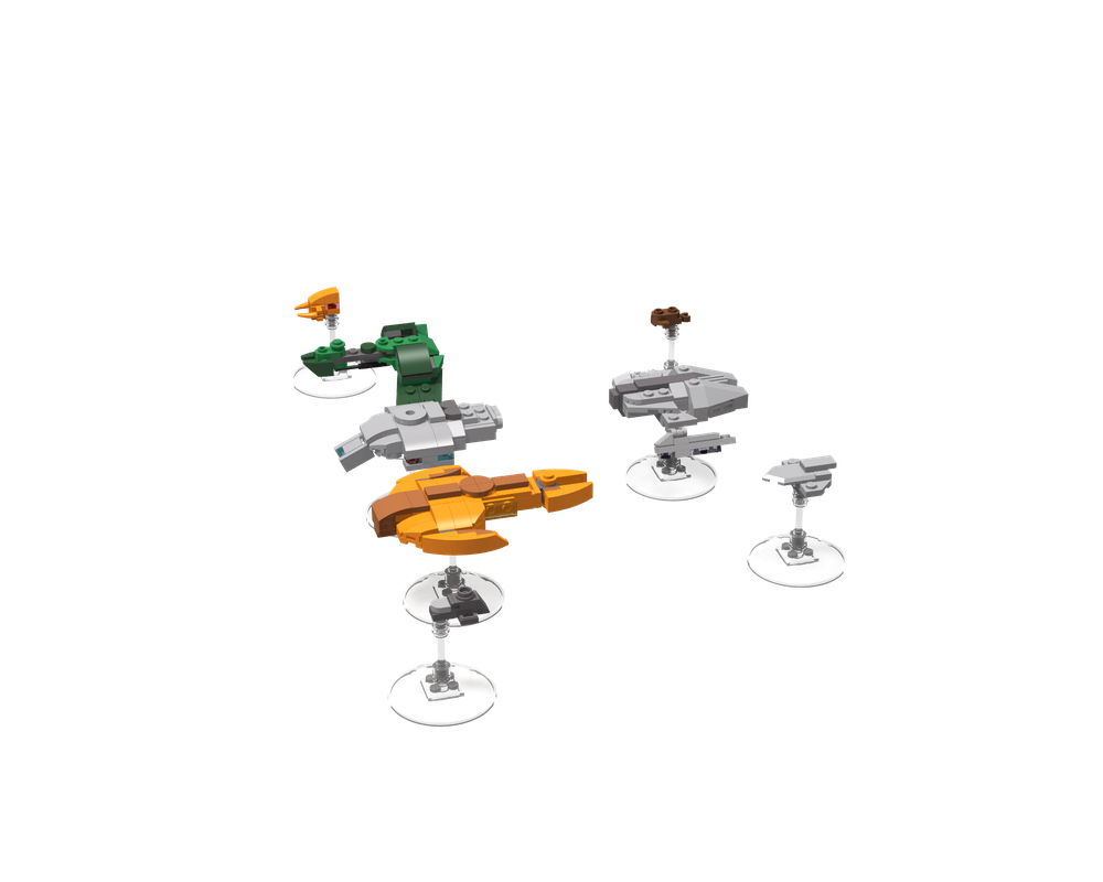 LEGO MOC Deep Space 9 Small Ship Pack Version 2 by LegendAJ ...