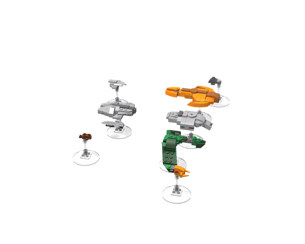 LEGO MOC Deep Space 9 Small Ship Pack Version 2 by LegendAJ ...