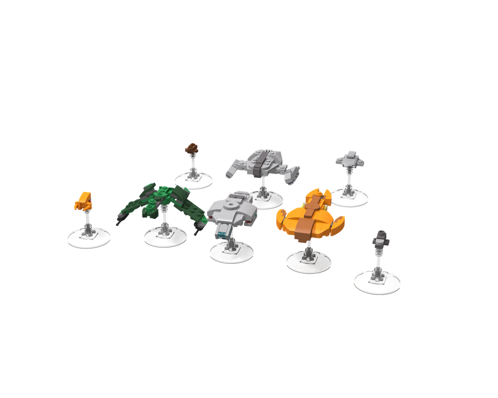 LEGO MOC Deep Space 9 Small Ship Pack Version 2 by LegendAJ ...