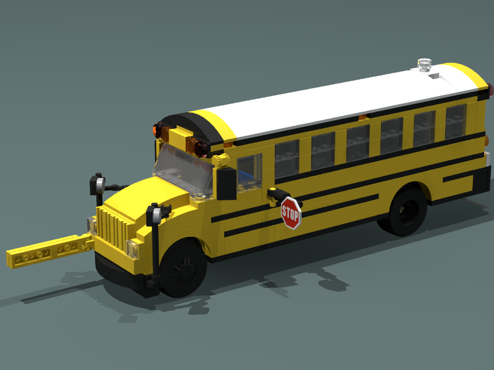 LEGO MOC City school bus by Victaven | Rebrickable - Build with LEGO