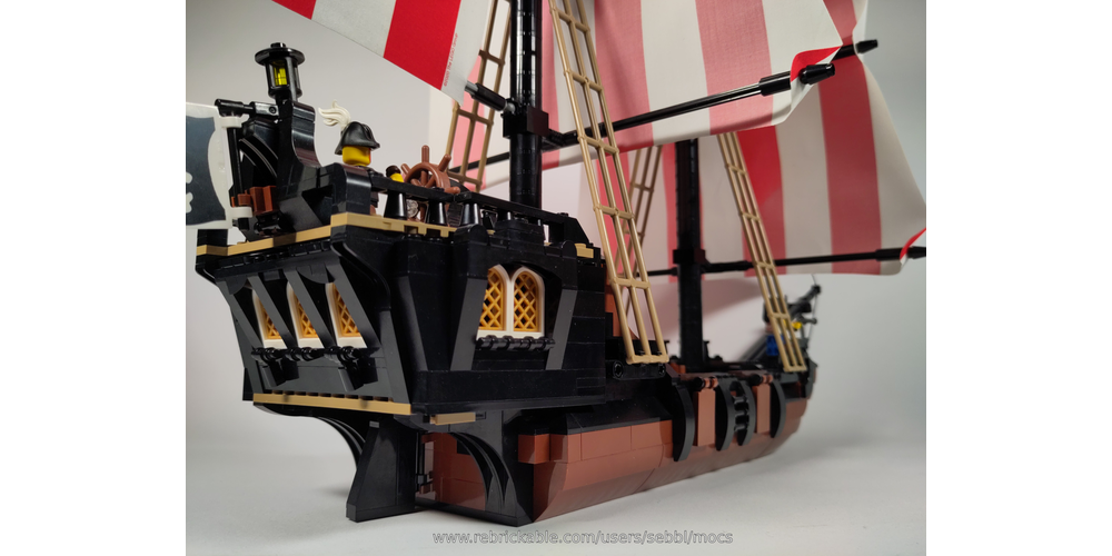 Lego Moc 21322 Red Beards Black Pearl Pirate World Part 2 By Sebbl