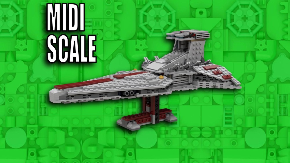 LEGO MOC MIDI Scale Venator Capital Ship 8039 Alternative Build by ...