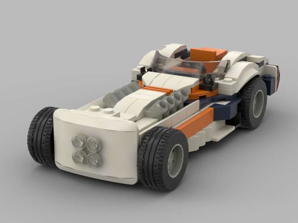 Lego Moc Cool Roadster By Policarpo Rebrickable Build With Lego