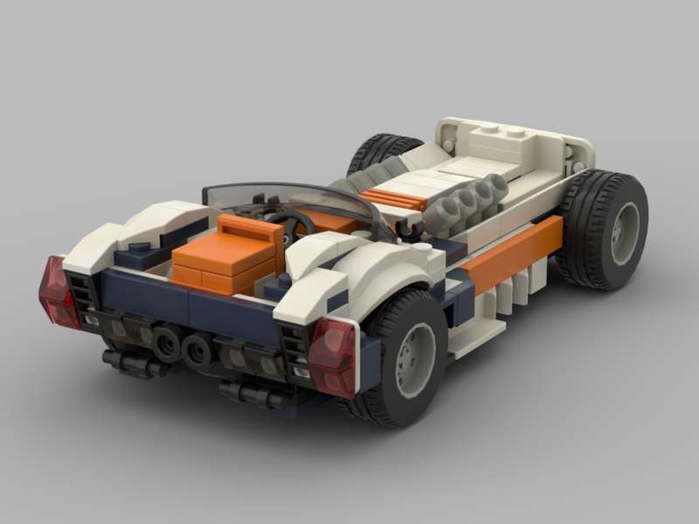 Lego Moc Cool Roadster By Policarpo Rebrickable Build With Lego