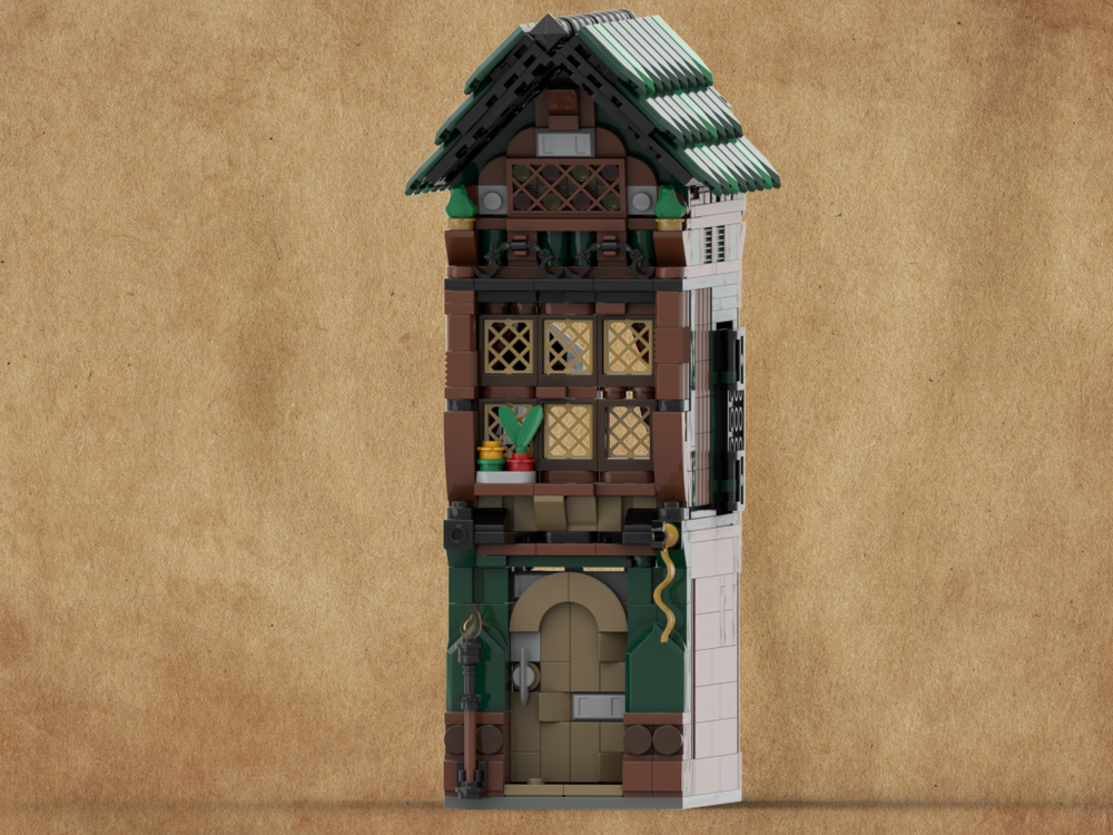 Lego Moc Medieval Inn By Huebre Rebrickable Build With Lego