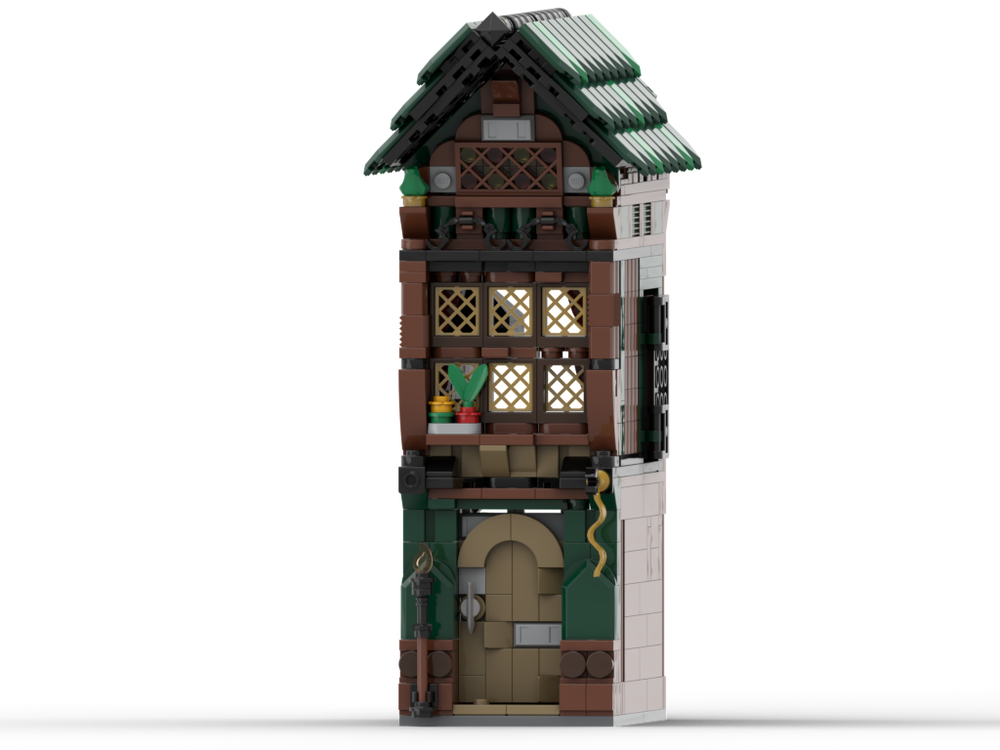 Lego Moc Medieval Inn By Huebre Rebrickable Build With Lego