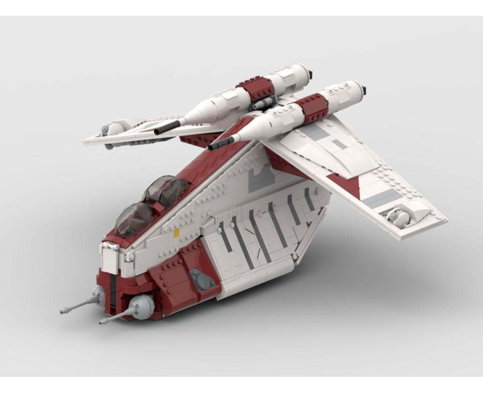 LEGO MOC LAAT gunship 91st pack by thelegowolfpack | Rebrickable ...