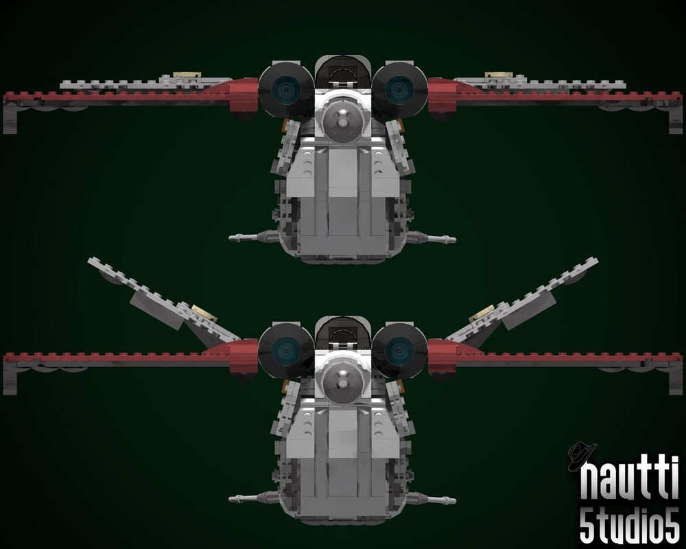LEGO MOC Republic ARC-180-T by hautti5 | Rebrickable - Build with LEGO