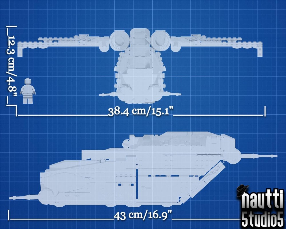LEGO MOC Republic ARC-180-T by hautti5 | Rebrickable - Build with LEGO