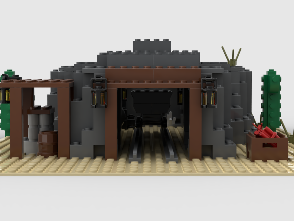 Lego Moc Western Mine By Shootyourbricks Rebrickable Build With Lego