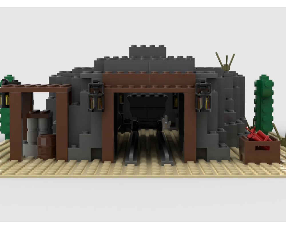 LEGO MOC Western Mine by ShootYourBricks | Rebrickable - Build with LEGO