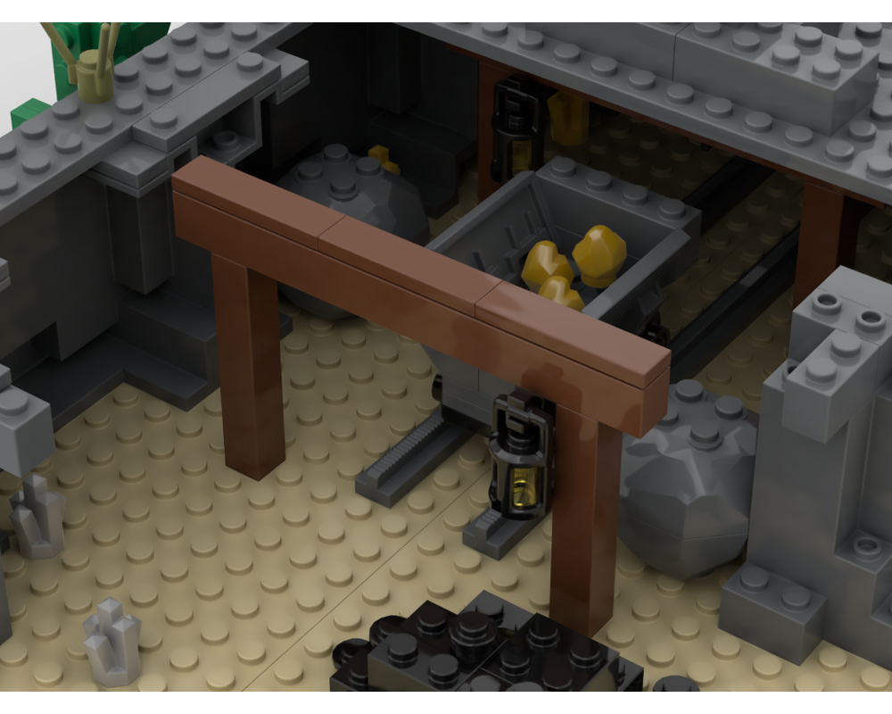 LEGO MOC Western Mine by ShootYourBricks | Rebrickable - Build with LEGO