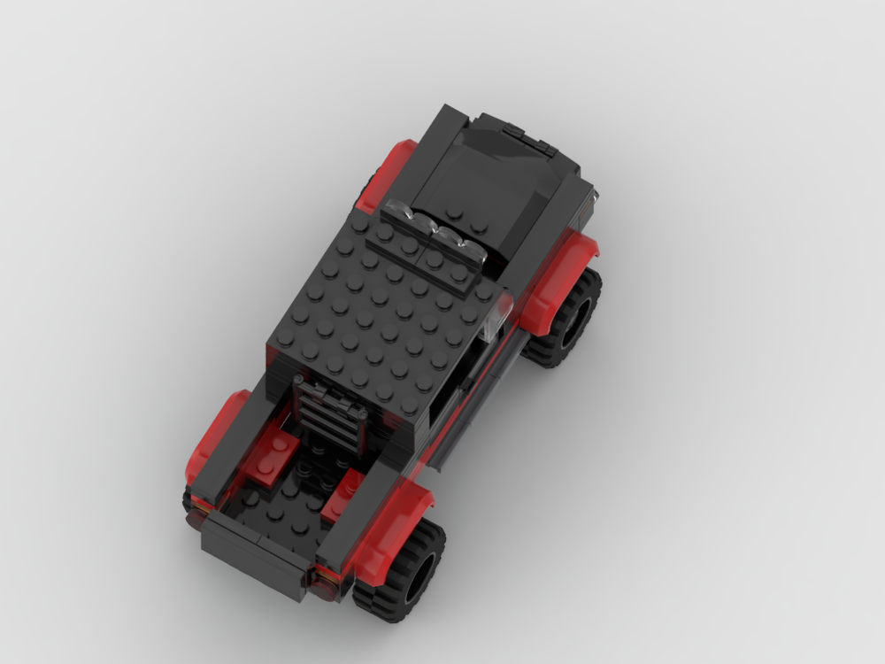 Lego Moc Rock Crawler Pickup Truck By Shootyourbricks Rebrickable