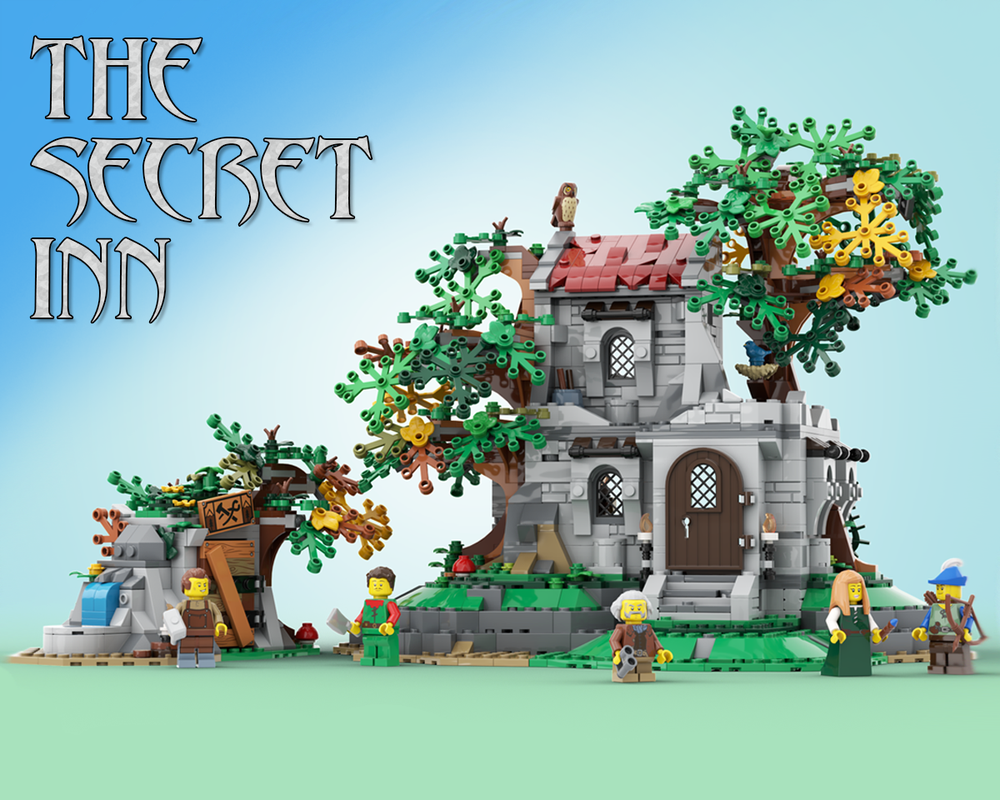 LEGO MOC THE SECRET INN by __BRICKUP__ | Rebrickable - Build with LEGO