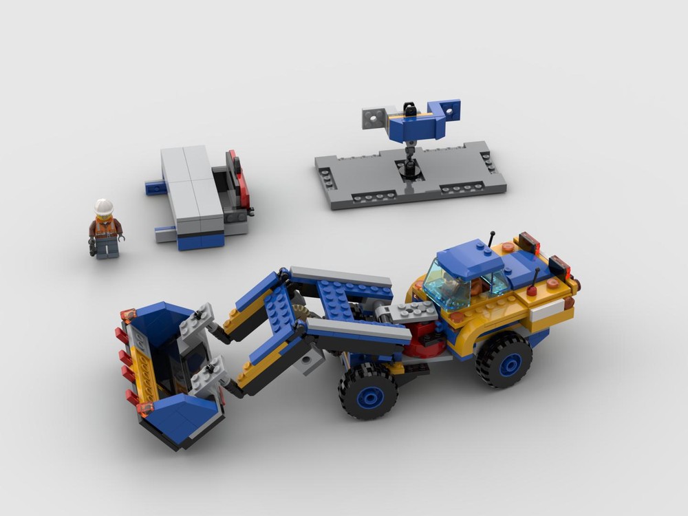 LEGO MOC 60324 Wheel Loader by Larsagri | Rebrickable - Build with LEGO