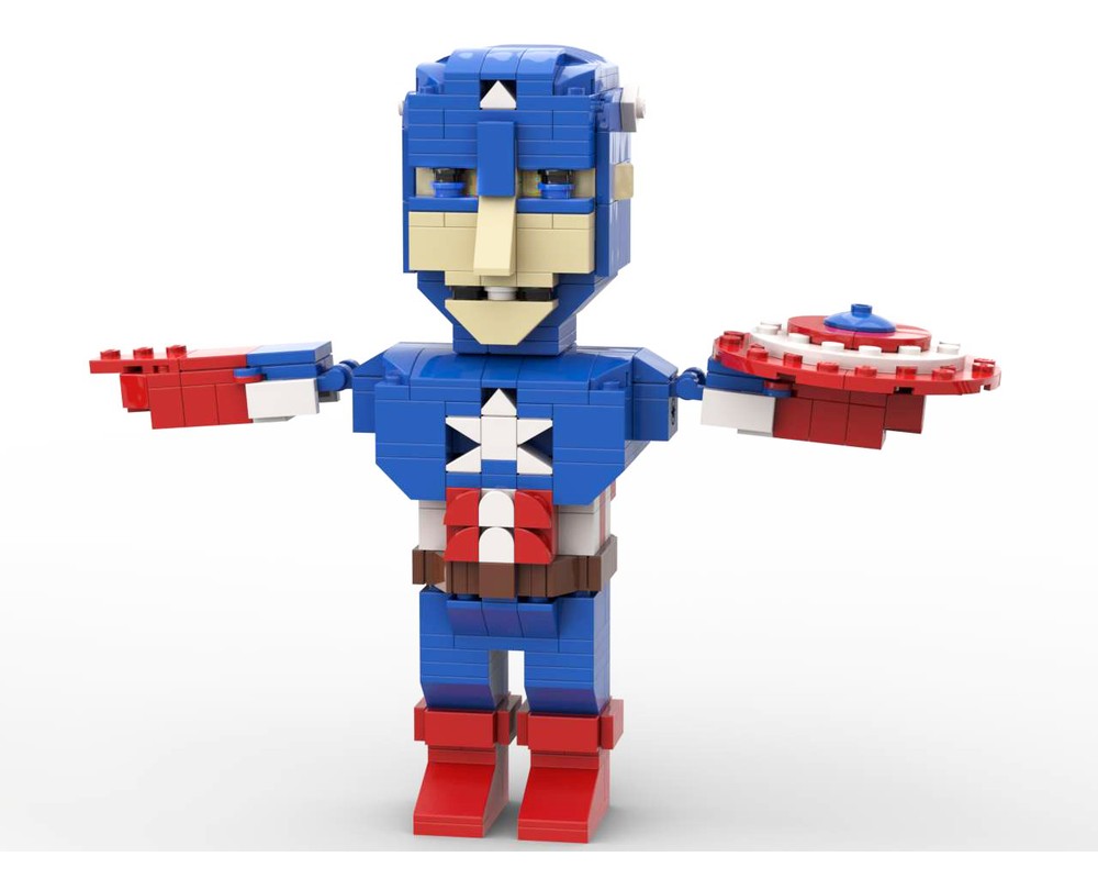 LEGO MOC Captain-America Lego Figure by LittlebricksHeroes ...