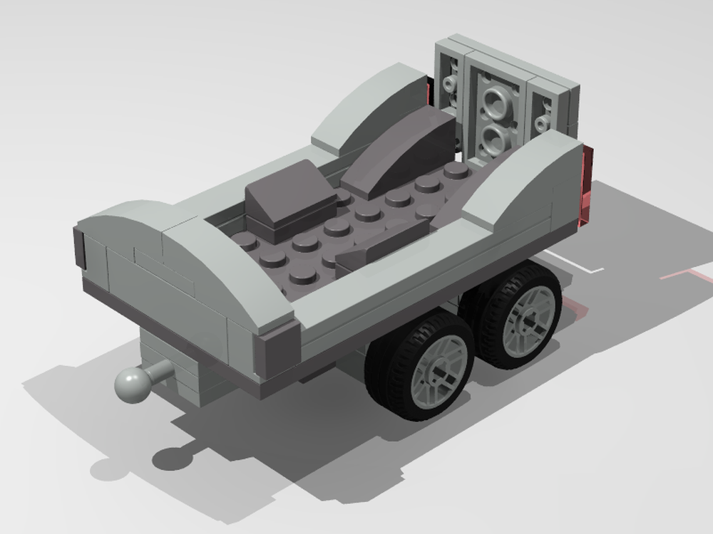 LEGO MOC Custom motorcycle trailer by Thatcrazycarkid | Rebrickable ...