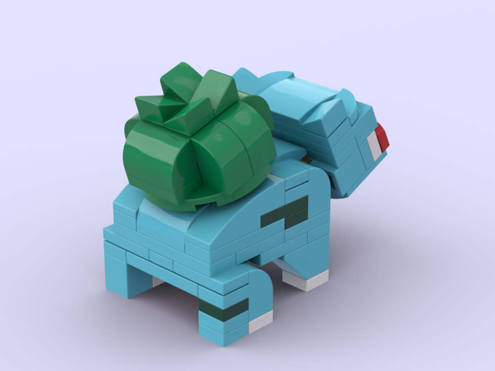 Lego Moc Bulbasaur Pokémon By Amybricks Rebrickable Build With Lego