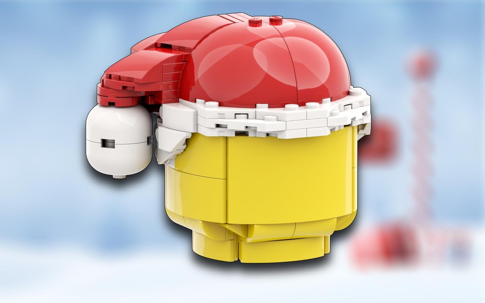 LEGO MOC Up-Scaled LEGO Minifigure Hat - Santa Edition by ZTBricks ...