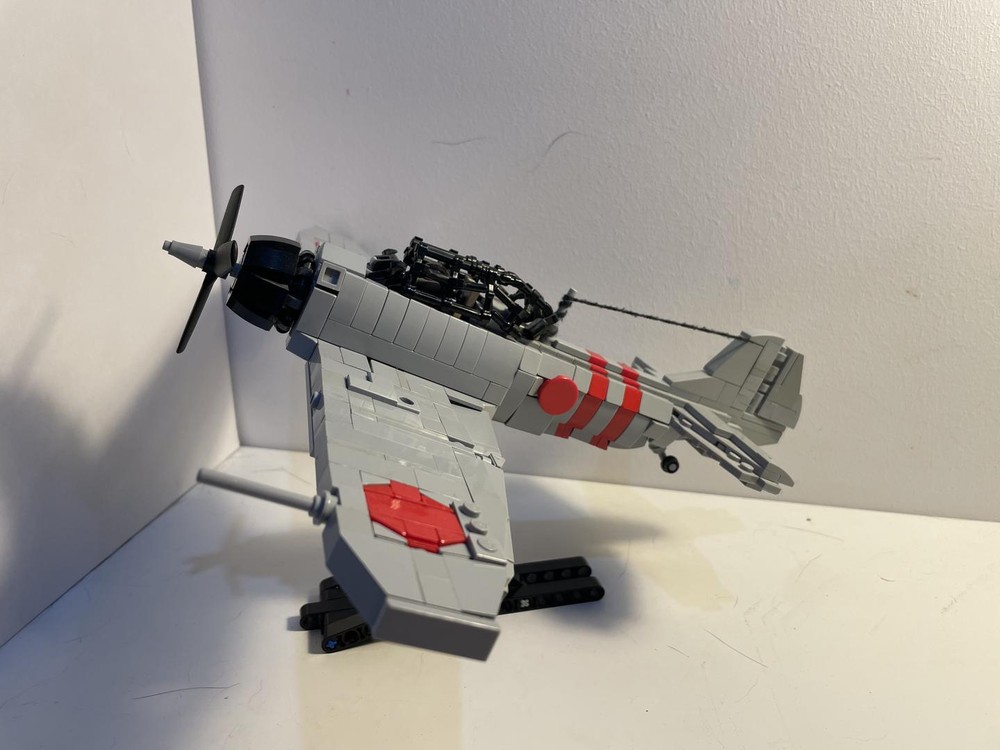 LEGO MOC LEGO A6M Zero by Ryuza | Rebrickable - Build with LEGO