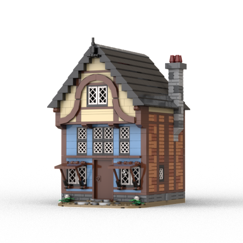 LEGO MOC Dutch Medieval Village House by cBricksTutorials | Rebrickable ...