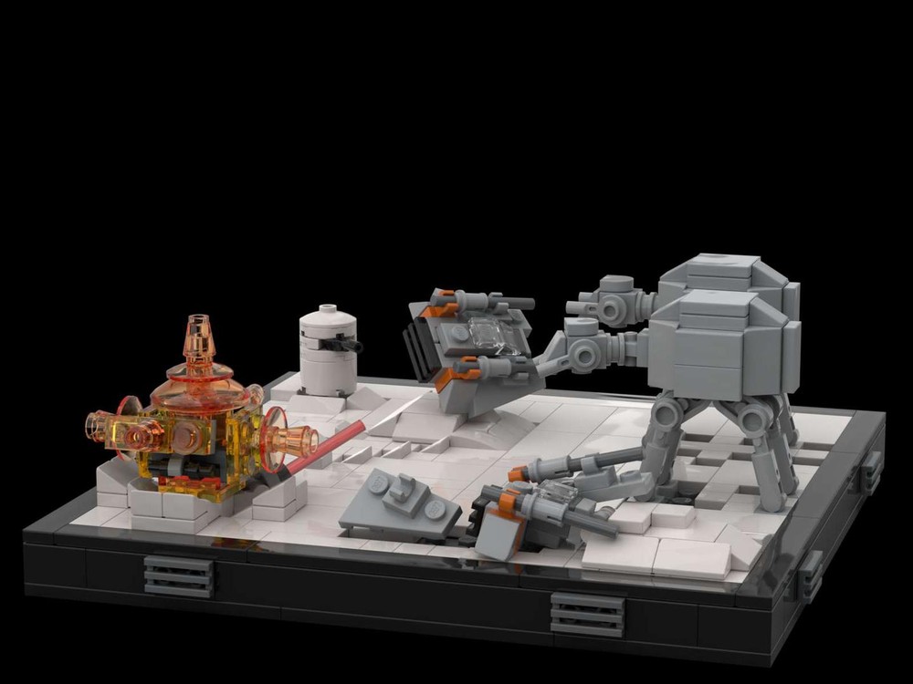 LEGO MOC Battle of Hoth (Diorama) by PespisoBricks | Rebrickable ...