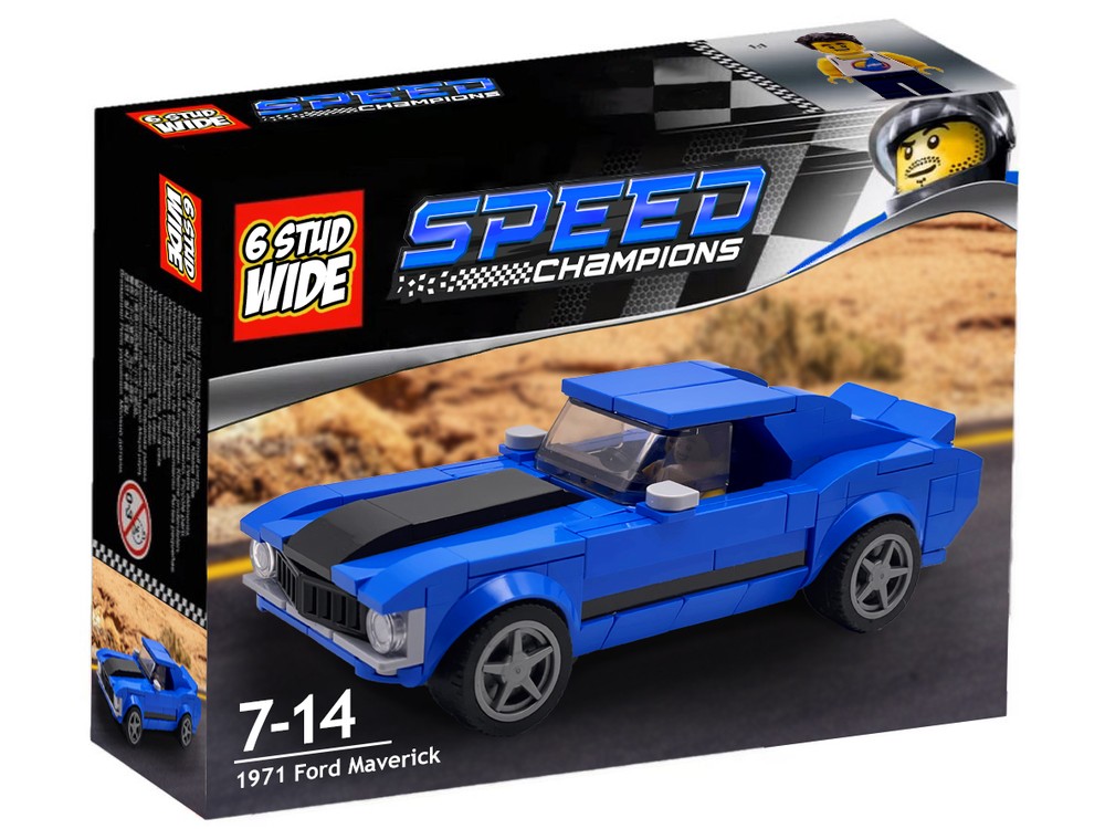 Lego Moc 1971 Ford Maverick By Ibrickeditup Rebrickable Build With Lego