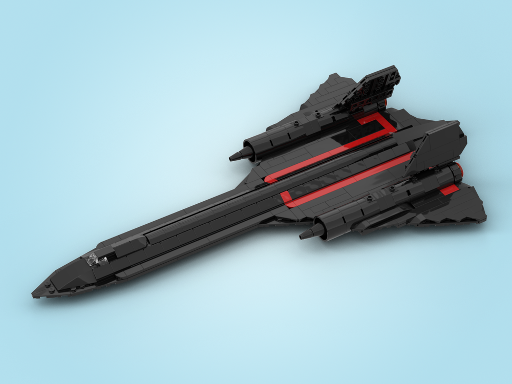 LEGO MOC SR-71 Blackbird (1/72 scale) by abracada_brick | Rebrickable ...