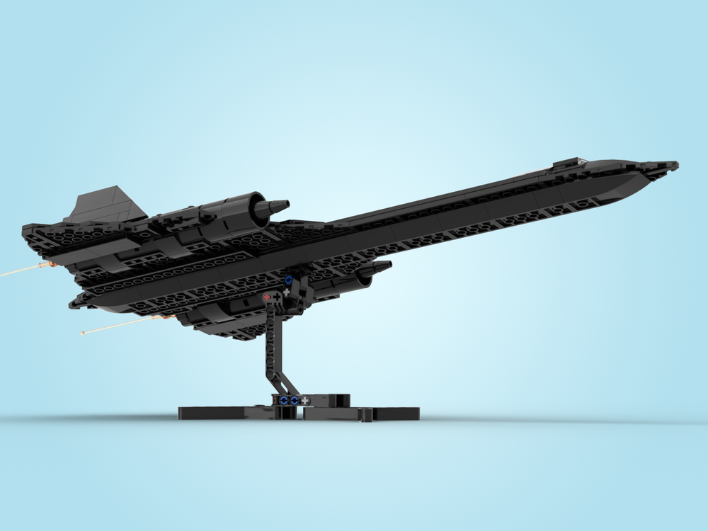 Lego Moc Sr 71 Blackbird 172 Scale By Abracadabrick Rebrickable