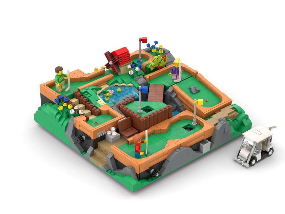 LEGO MOC Working Mini Golf Course by LEGOParadise | Rebrickable - Build ...