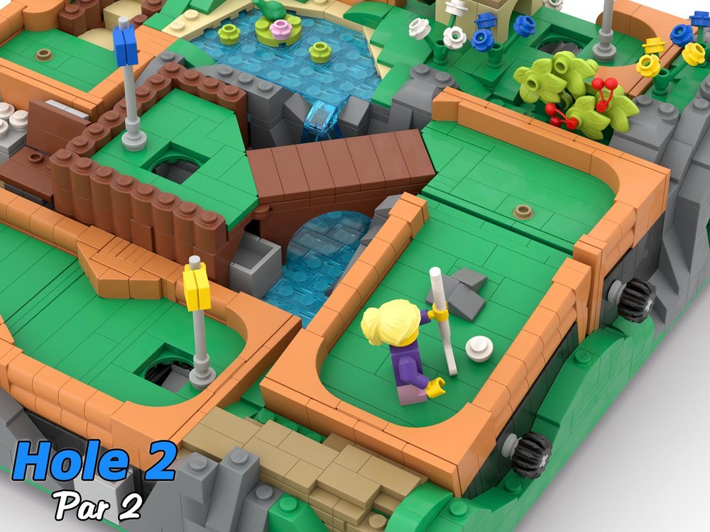 LEGO MOC Working Mini Golf Course by LEGOParadise | Rebrickable - Build ...
