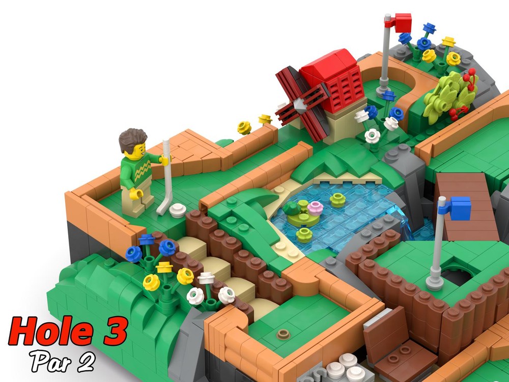 LEGO MOC Working Mini Golf Course by LEGOParadise | Rebrickable - Build ...