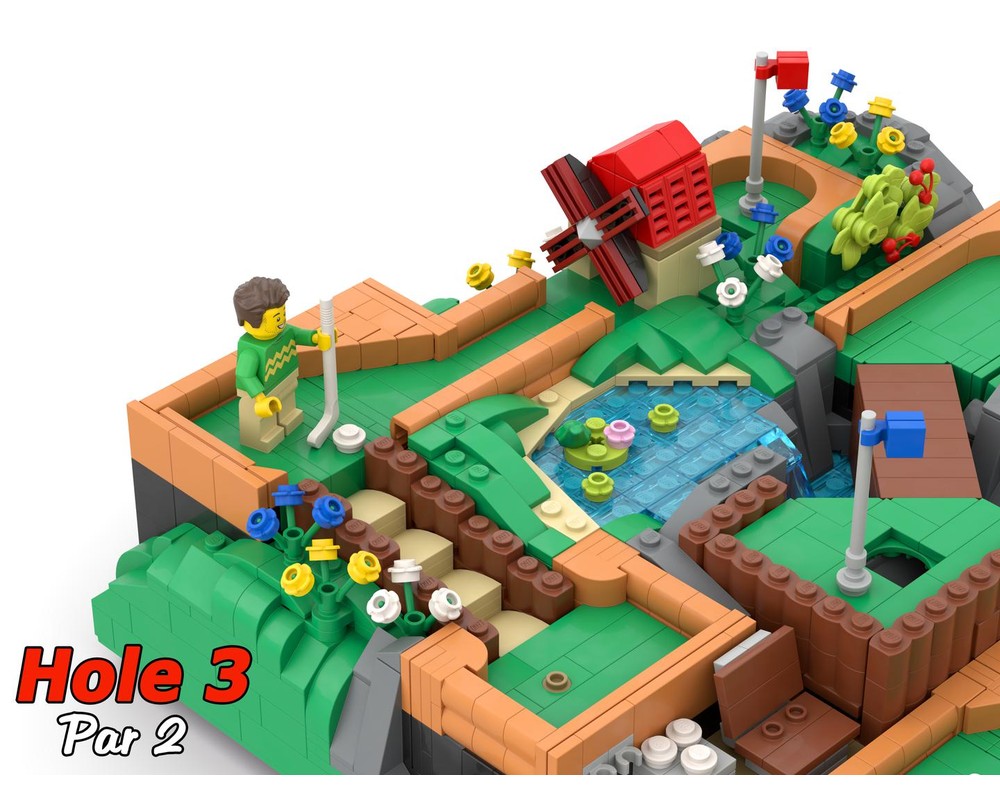 Lego Moc Working Mini Golf Course By Legoparadise Rebrickable Build