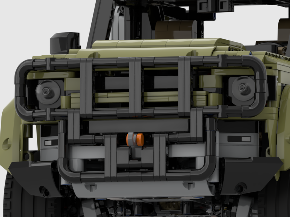 LEGO MOC 42110 Front Bull bar by AS-Bricks | Rebrickable - Build with LEGO