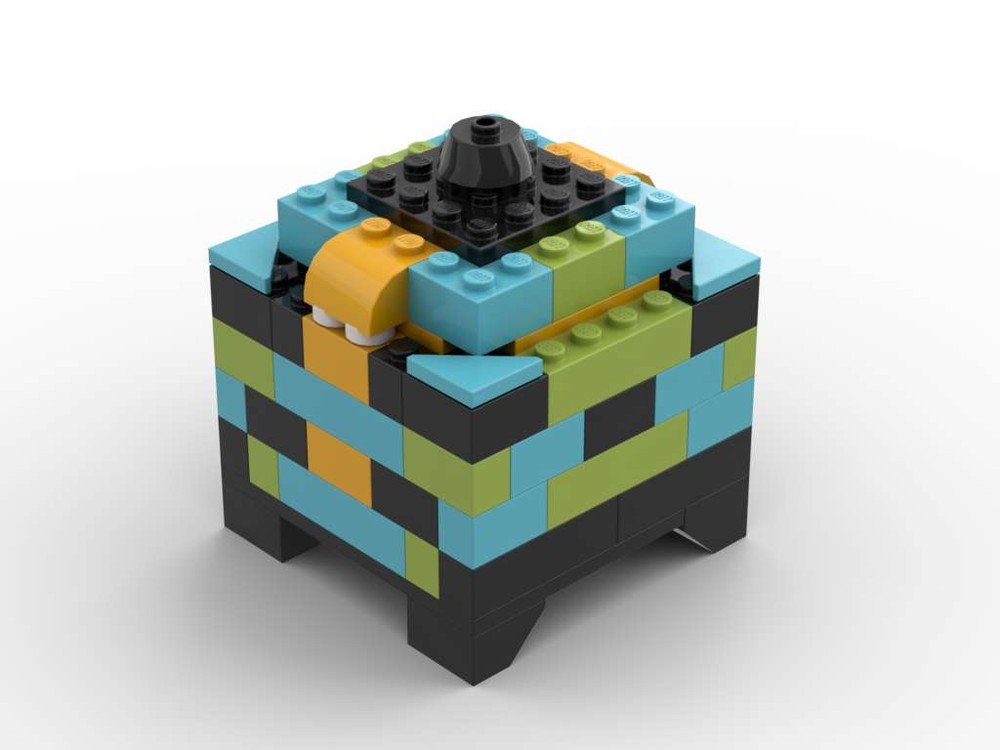 LEGO MOC Neon Fun Box by flerpdederp | Rebrickable - Build with LEGO