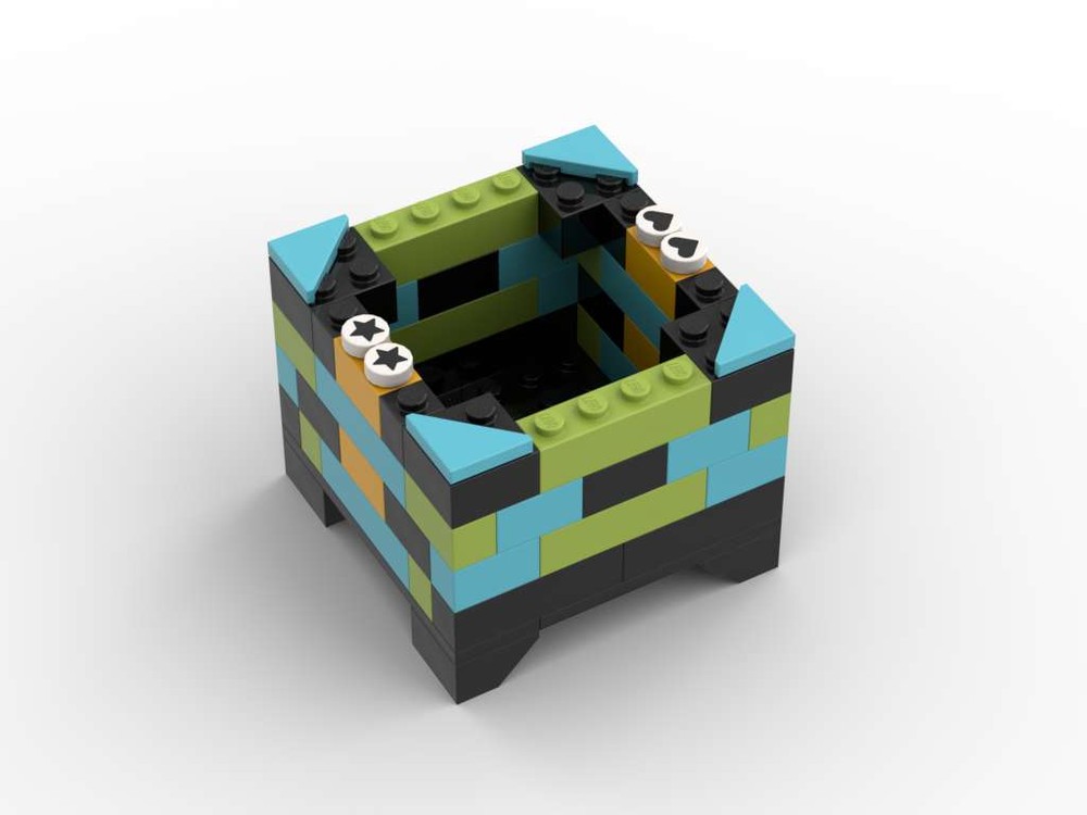 Lego Moc Neon Fun Box By Flerpdederp Rebrickable Build With Lego