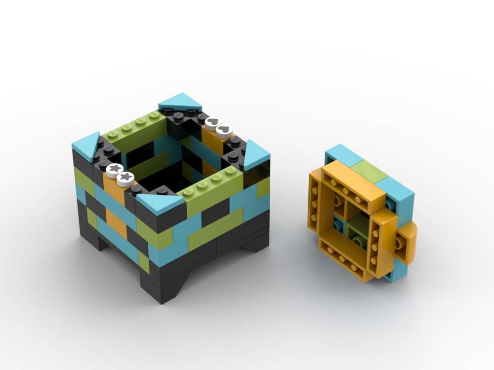 Lego Moc Neon Fun Box By Flerpdederp Rebrickable Build With Lego