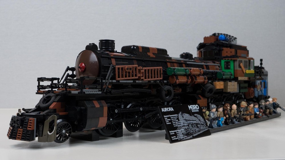 LEGO MOC Aurora locomotive - Metro 2033 Exodus by BrixSeparator Studio ...