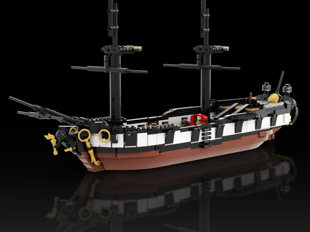 LEGO MOC Pirate Frigate by Marius2002 | Rebrickable - Build with LEGO