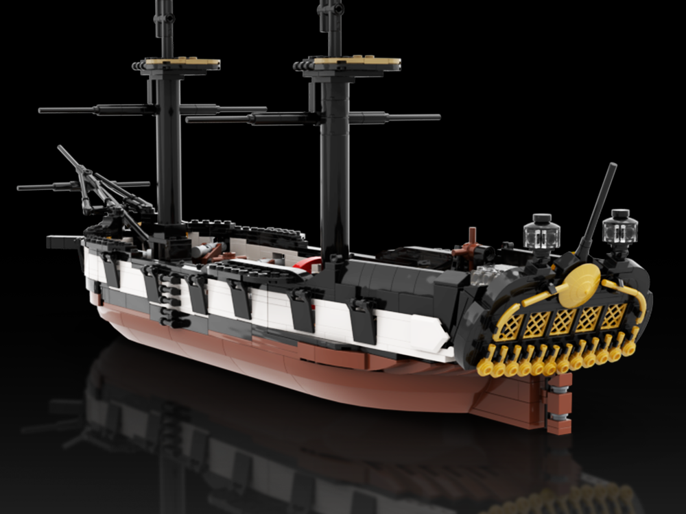 Lego Moc Pirate Frigate By Marius2002 Rebrickable Build With Lego