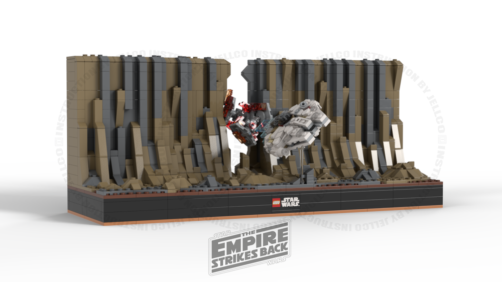 LEGO MOC Micro Diorama : Asteroid Field Series PART I by jellco ...