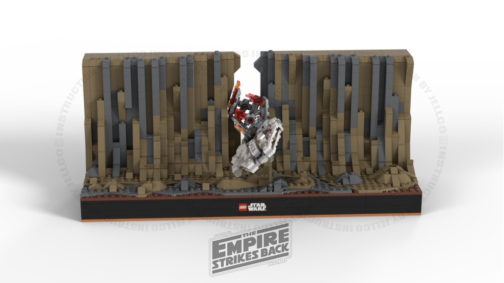 Lego Moc Micro Diorama Asteroid Field Series Part I By Jellco