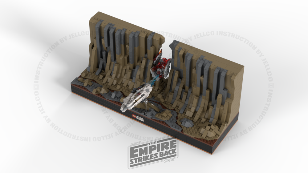 Lego Moc Micro Diorama Asteroid Field Series Part I By Jellco