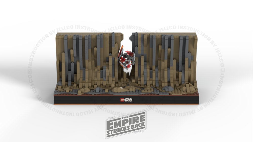 Lego Moc Micro Diorama Asteroid Field Series Part I By Jellco