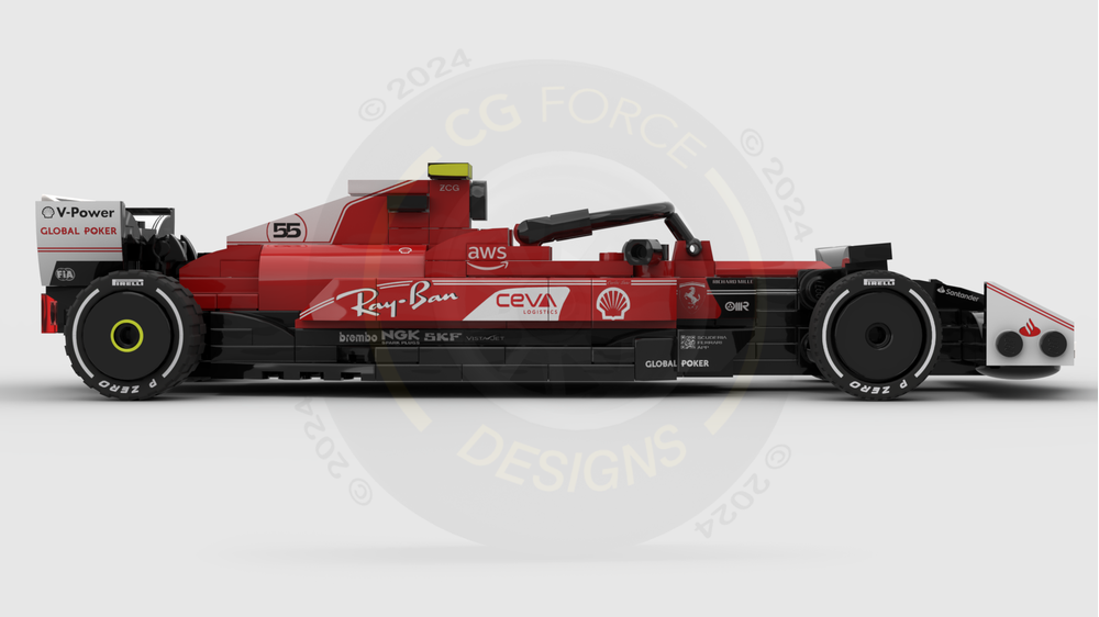 LEGO MOC F1 Ferrari SF-23 - Las Vegas by CGForceDesigns | Rebrickable ...