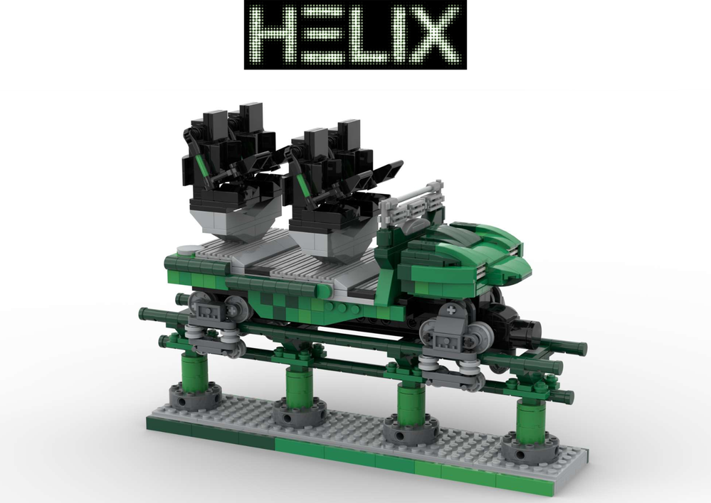 LEGO MOC ROLLERCOASTER - HELIX - LISEBERG by Coasters.bricks.worldwide ...